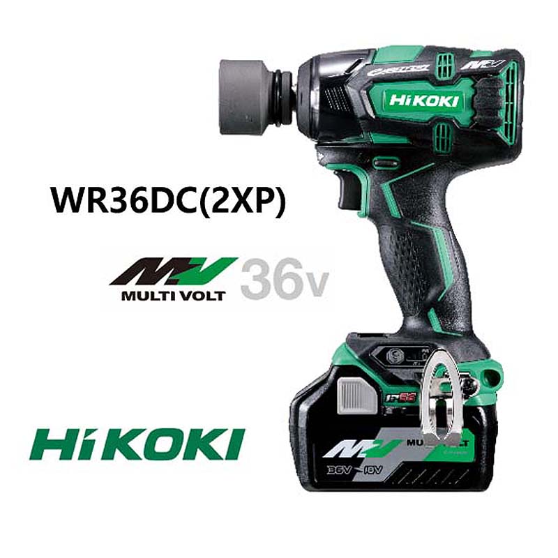 【楽天市場】【飯能本店】 ハイコーキ HiKOKI マルチボルト（36V）コードレスインパクトレンチ【WR36DC(2XP)】 穴あけ・ネジ ...
