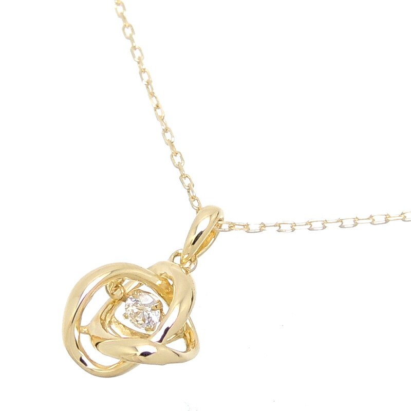 【楽天市場】【飯能本店】 ノンブランド K18 0.05ct ムービング ダイヤモンド レディース ネックレス K18ゴールド DH71538【大黒屋質店出品】 【中古】【送料無料】【店頭受取 ...