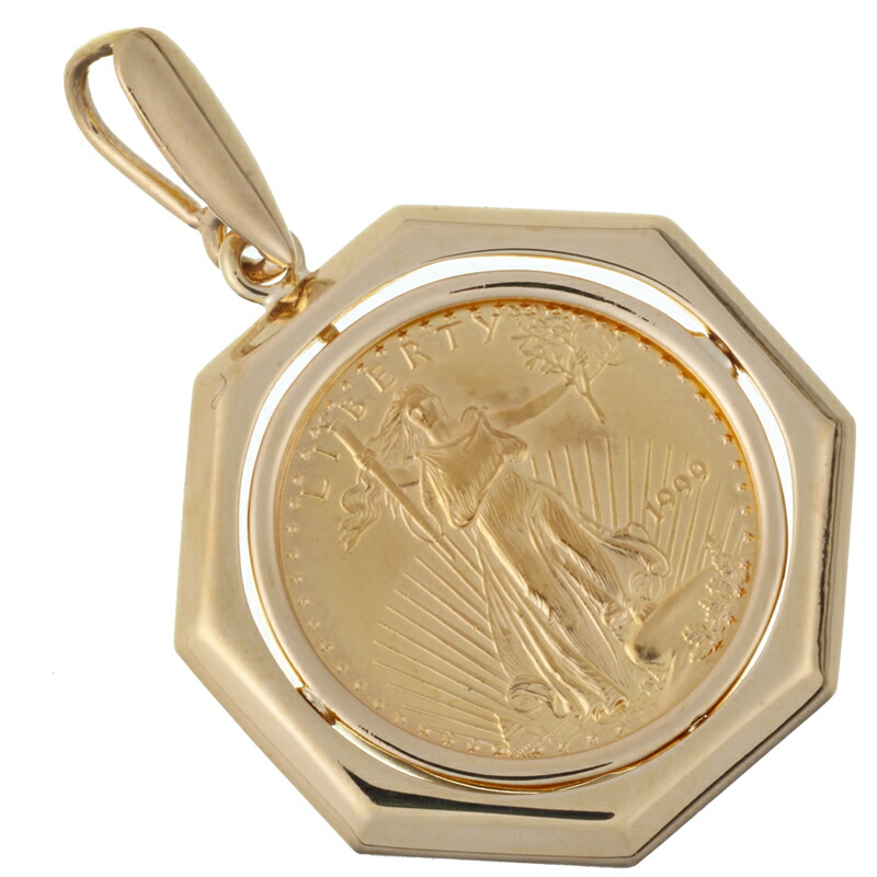 【楽天市場】【飯能本店】 ノンブランド K22 リバティー コイン 1/10oz 3.3g レディース・メンズ ペンダントトップ K22ゴールド DH72077【大黒屋質店出品】 【中古 ...