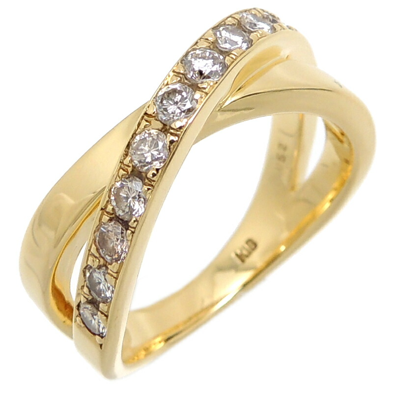 【楽天市場】【飯能本店】 ノンブランド K18 0.52ct ダイヤモンド レディース リング・指輪 K18ゴールド 13号 DH72269【大黒屋質店出品】 【中古】【送料無料】【店頭受取 ...