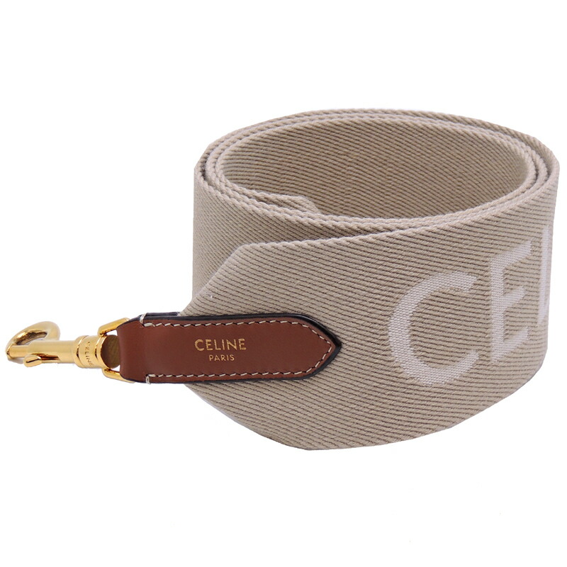 【楽天市場】【飯能本店】 セリーヌ ジャガード ロング レディース・メンズ ショルダーストラップ 49SO12AEP.03BW ウール ...