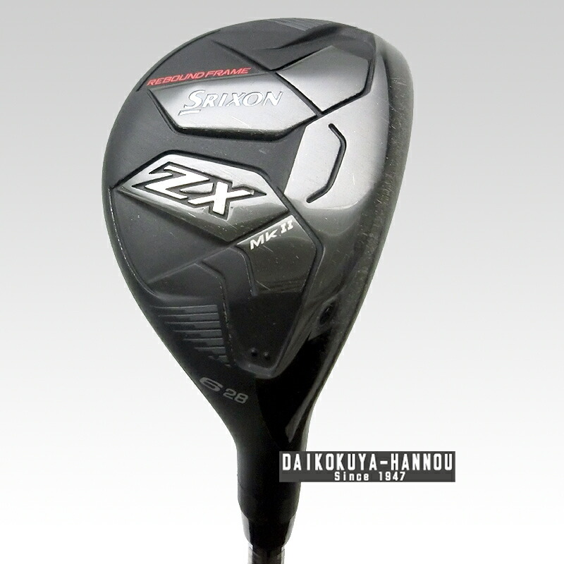 【楽天市場】【飯能本店】 ダンロップ SRIXON スリクソン ZX Mk-II ハイブリッド #6U 28° U6 ユーティリティ N.S.PRO 950GH neo DST for ...