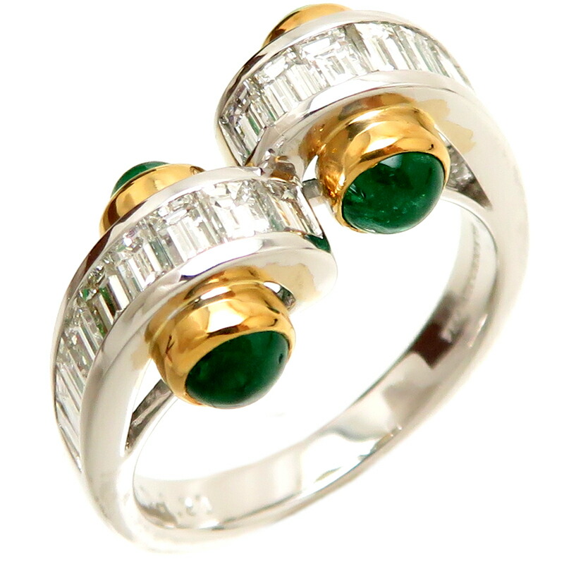 【楽天市場】【銀座店】 ピキョッティ K18WG K18YG 1.24ct エメラルド レディース リング・指輪 7111-28170 K18イエローゴールド 12号 DH77432【大黒屋 ...