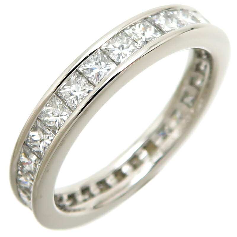 【楽天市場】【飯能本店】 SUWA 1.40ct エタニティ ダイヤモンド レディース リング・指輪 Pt950プラチナ 13号 DH77529【大黒屋質店出品】 【中古】【送料無料】【店頭 ...