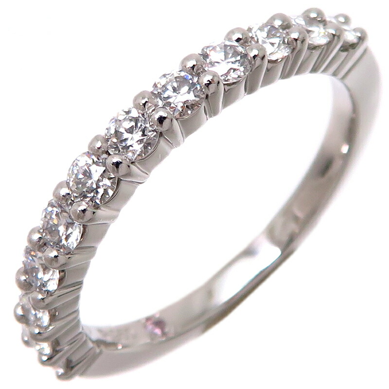 【楽天市場】【飯能本店】 アイプリモ Pt950 0.47ct ダイヤモンド ハーフエタニティ レディース リング・指輪 Pt950プラチナ 9.5号 DH78155【大黒屋質店出品】 【中古 ...