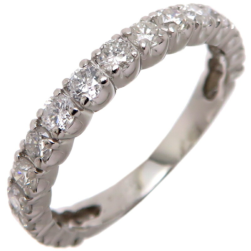 【楽天市場】【飯能本店】 ノンブランド Pt900 1.00ct ダイヤモンド ハーフエタニティ レディース リング・指輪 Pt900プラチナ 14.5号 Dh78156【大黒屋質店出品 ...