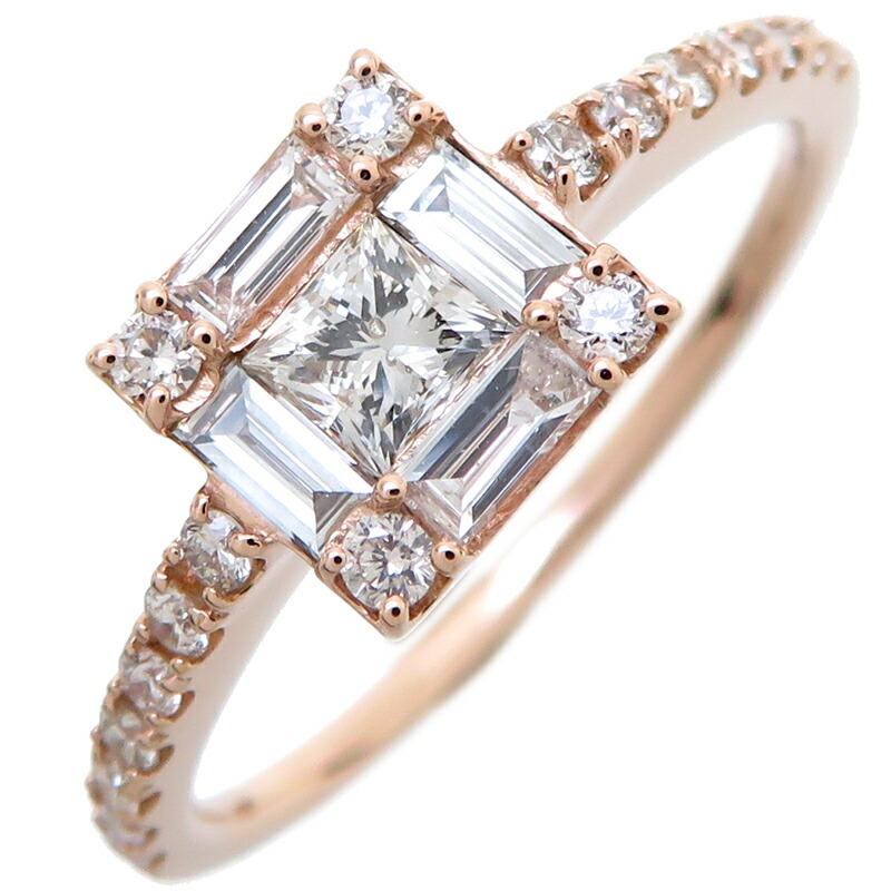 【楽天市場】【飯能本店】 ノンブランド K18PG 0.20ct 0.36ct ダイヤモンド レディース リング・指輪 K18ピンクゴールド ...