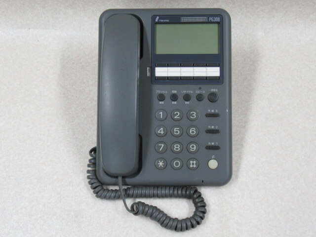 【楽天市場】【中古】PG308 PD電話機 TAMURA/タムラ 停電電話機 グレー【ビジネスホン 業務用 電話機 本体】：日商電販 楽天市場店