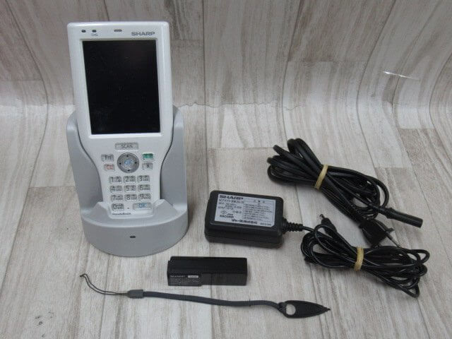 【楽天市場】【中古】 RZ-H252 + RZ-2CH10 SHARP/シャープ RZ-H250シリーズ ハンディターミナル + 通信クレードル 【ビジネスホン 業務用 電話機 本体】：日商電 ...