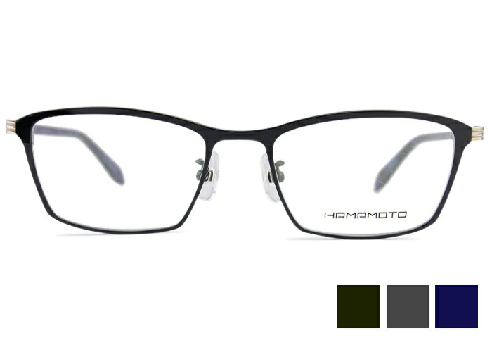 【楽天市場】ハマモト HAMAMOTO ht-114 日本製 伊達 度付き 老眼鏡 遠近両用 チタン メタル メガネ めがね 眼鏡 メンズ レディース 新品 送料無料 52 18 ht9：アイカフェ