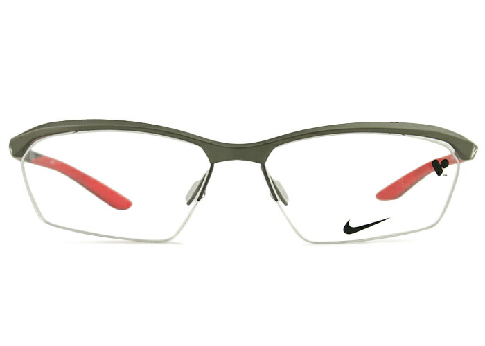 【楽天市場】ナイキ NIKE 7140af 071 57サイズ マットグレー / レッド 伊達 度付き 大きい メンズ 老眼鏡 遠近両用 ...