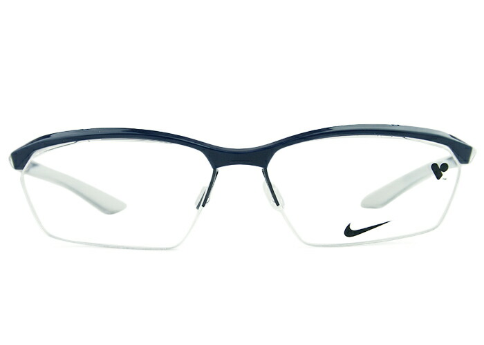 【楽天市場】ナイキ NIKE 7140af 411 57サイズ ネイビー 伊達 度付き 大きい メンズ 老眼鏡 遠近両用 メガネ めがね 眼鏡 ...