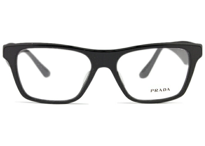 【楽天市場】プラダ PRADA vpr20q f 1ab 1o1 ブラック メガネ めがね 眼鏡 伊達 度付き 新品 送料無料 52 16：アイカフェ
