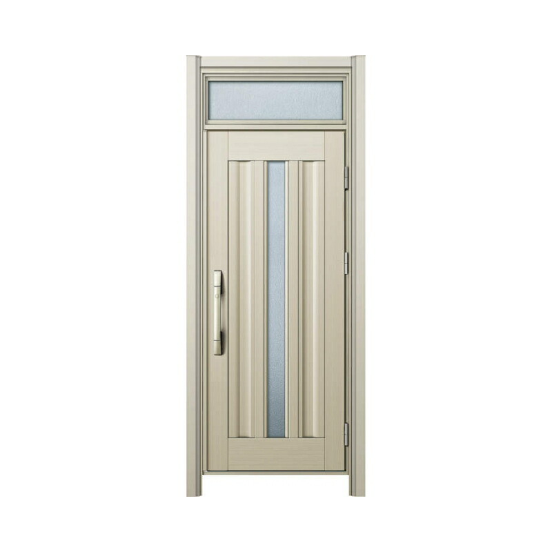 【楽天市場】リフォーム 玄関ドア YKKap ドアリモ D30 アルミドア S03 アルミ色 片開き ランマ付 オーダーサイズ W831～982×H2023～2600リフォーム DIY ...