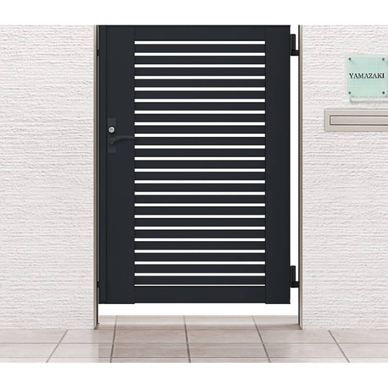 【楽天市場】開き門扉AB YS1型 片開き 埋込使用 呼称09-14 扉寸法W900×H1400mm リクシル LIXIL 開き門扉 おしゃれ シンプル リフォーム：リフォームおたすけDIY楽天市場店