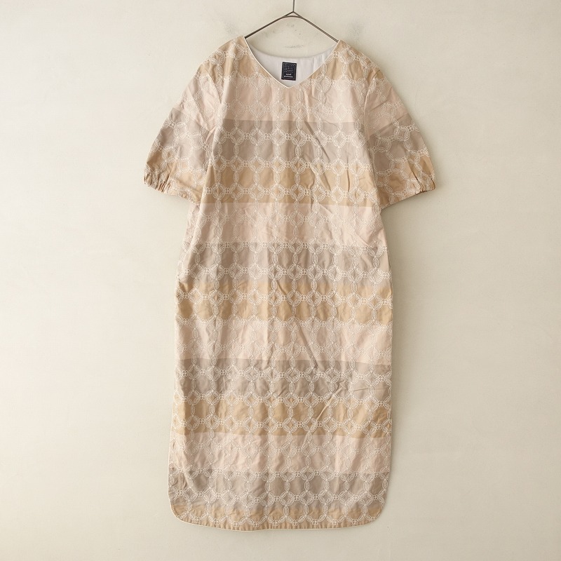 【楽天市場】//【2023-24/AW/定価9.9万】ミナペルホネン mina perhonen hanaha コットンボーダー刺繍ドレスワンピース 36 【中古】【02J32】：ブランド古着 ...