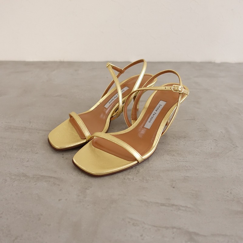 【楽天市場】【未使用/2024ss/定価8.2万】エム パーソンズ Emme Parsons HUGO スクエアトゥサンダル 35/23 35 ...