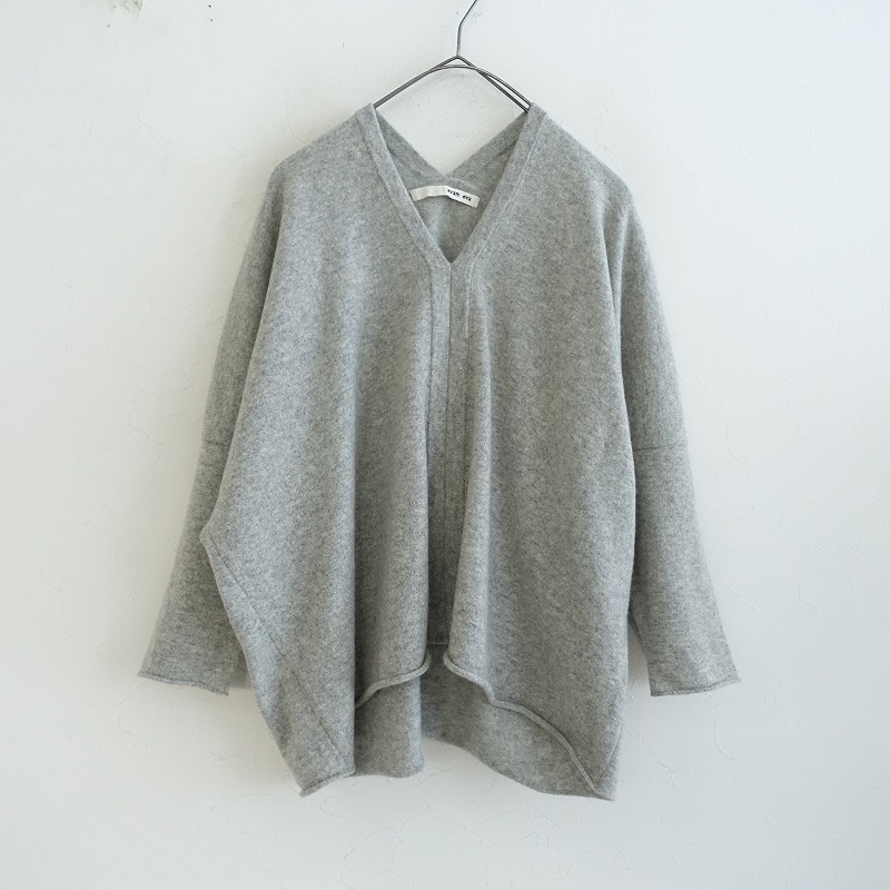 【楽天市場】エヴァムエヴァ evam eva カシミヤニットVネックワイドプルオーバー 【中古】【92H42】：ブランド古着買取drop