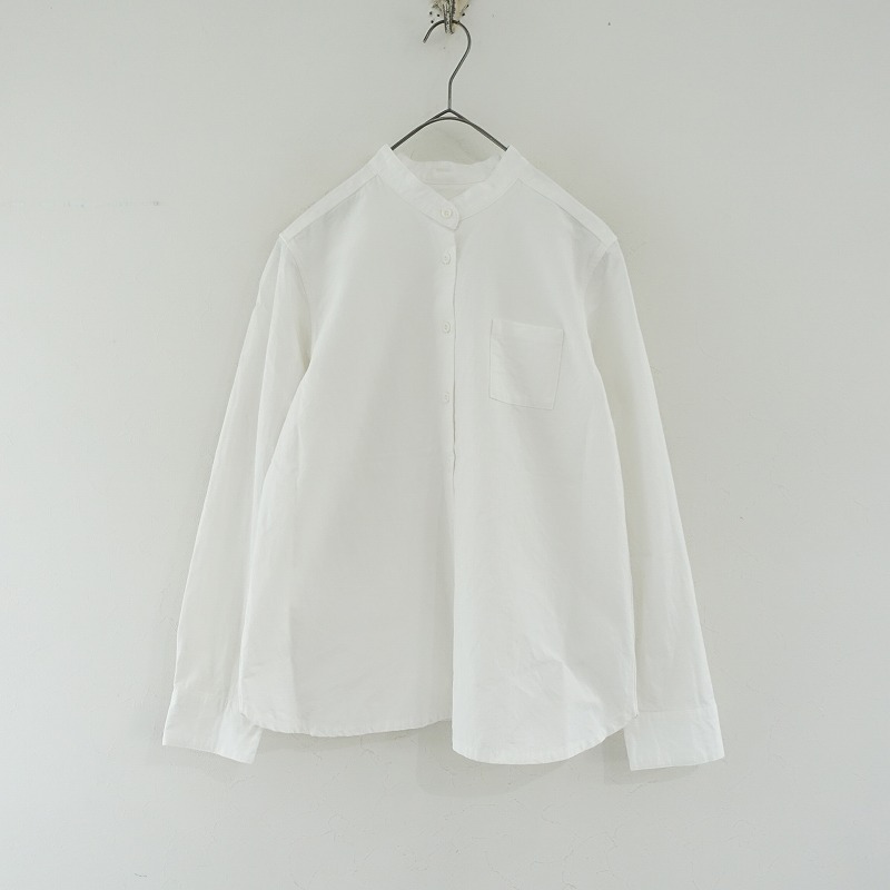 【楽天市場】【定価1.8万】アトリエナルセ atelier naruse cotton flax band-collar shirts F ...