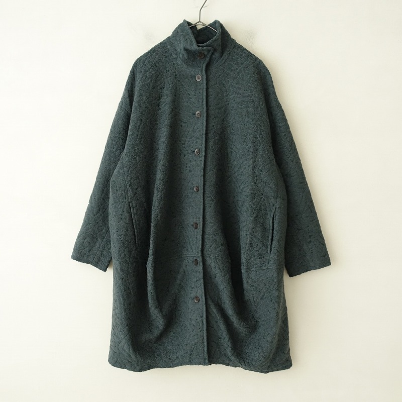 【楽天市場】【美品】イオコムイオ io comme io ハイネックコクーンフリルコート 38 【中古】【32J42】：ブランド古着買取drop