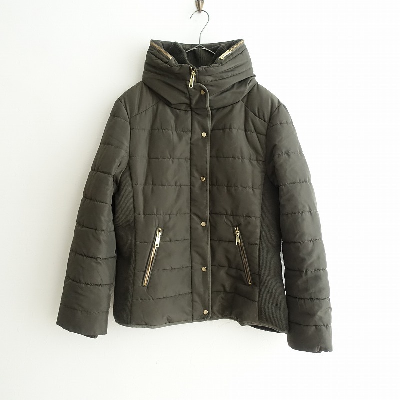 【楽天市場】ローラアシュレィ LAURA ASHLEY 中綿入りリブ切替えジャケット US 10 【中古】【10L42】：ブランド古着買取drop