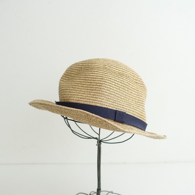【楽天市場】【定価1.4万】マチュアーハ mature ha. BOXED HAT 4.5cm brim grosgrain ribbon 【中古】【20E52】：ブランド古着買取drop