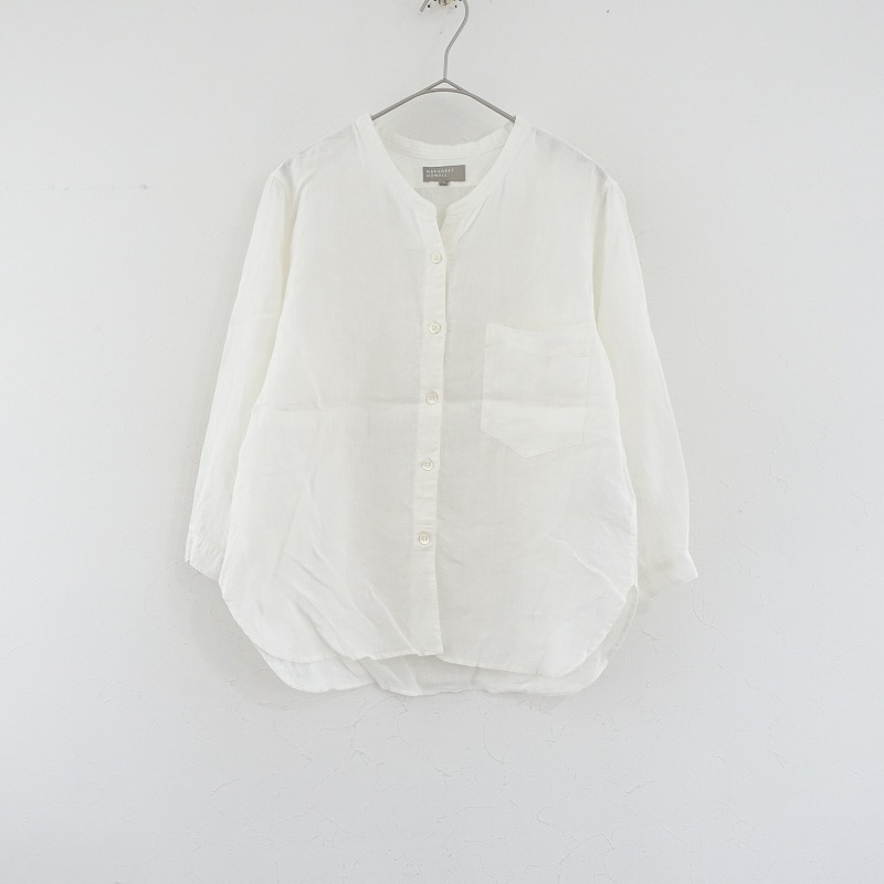 【楽天市場】マーガレットハウエル MARGARET HOWELL リネン7分袖バンドカラーシャツ 1 【中古】【31F52】：ブランド古着買取drop