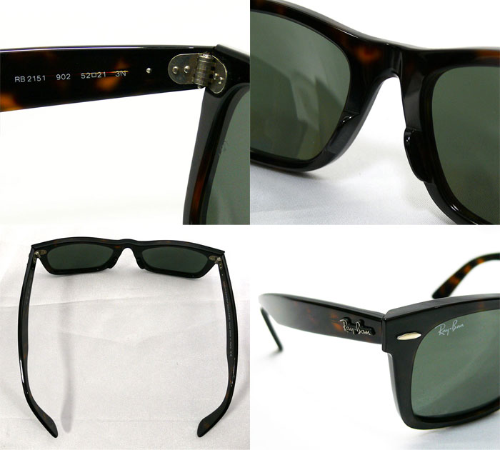 【楽天市場】【Ray Ban】レイバン WAYFARER SQUARE ウェイファーラー スクエア RB 2151 902 サングラス ...