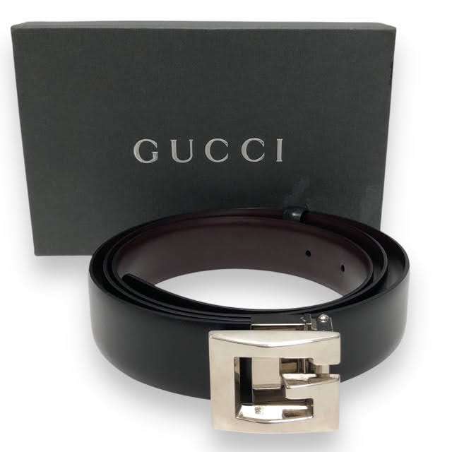 【楽天市場】美品【GUCCI】グッチ Gバックル レザー ベルト ブラック 211563 革 小物 RA7665【中古】：リサイクルストア エコライフ