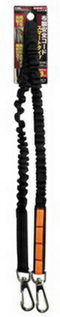 【楽天市場】【DBLTACT 布製安全コード DT-ST-101BKO】 ブラック/オレンジ 3kg用メール便送料無料：いーものや 楽天市場支店