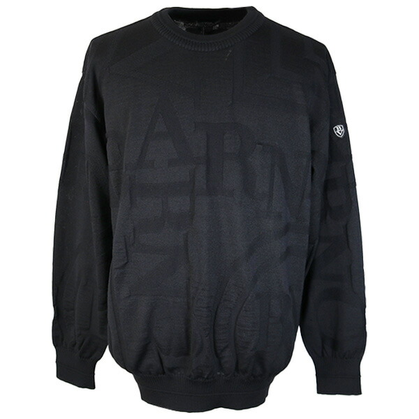 【楽天市場】・バーニヴァーノ【L】 丸首(クルーネック)セーター 25-26新作 秋冬 メンズ ロゴ柄 ＆ロゴエンブレム【ギフト包装無料 ...