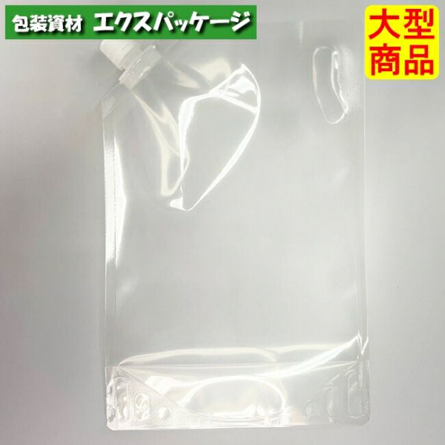 【楽天市場】夢パック DP16-TN1800C キャップ付き袋 スパウトパウチ 400枚入 210×320(51.5)mm 内容量1800ml ケース販売 大型商品 取り寄せ品 カウパック：袋 ...