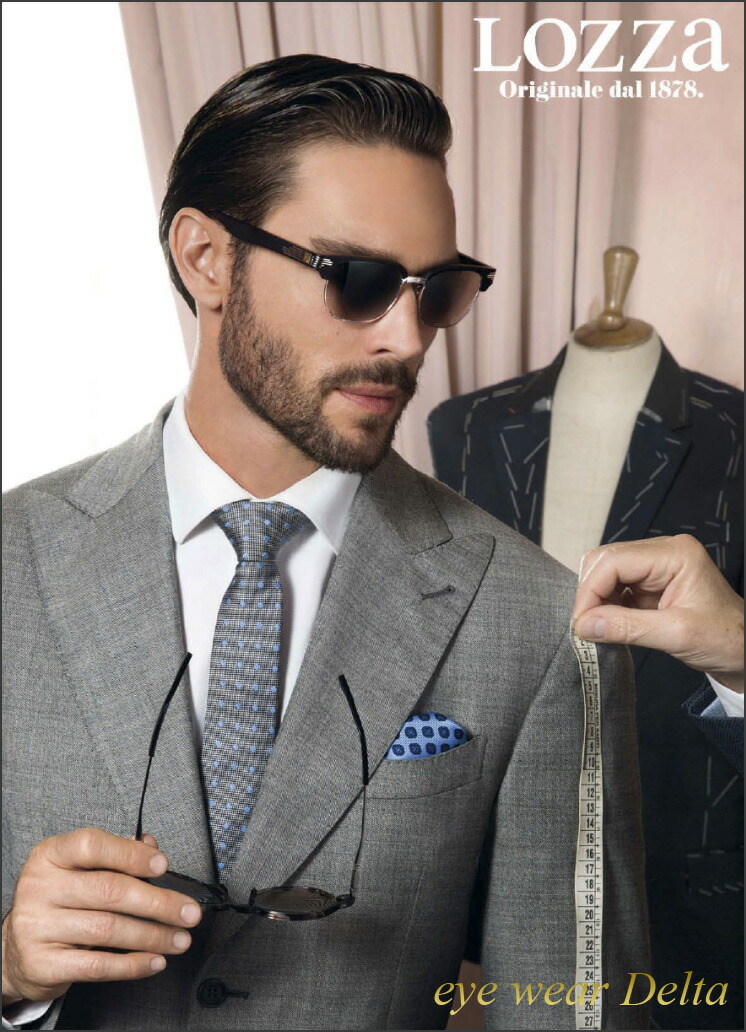 【楽天市場】LOZZa ロッツァ サングラス 国内正規代理店品 SL2253M-579X ウエリントン ブロー サーモント コンビ ミラー ...