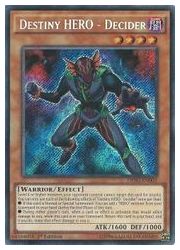 【楽天市場】英語版 茶 Destiny HERO-Decider(S)(1st)(D-HEROディシジョンガイ)(DESO-EN003 ...