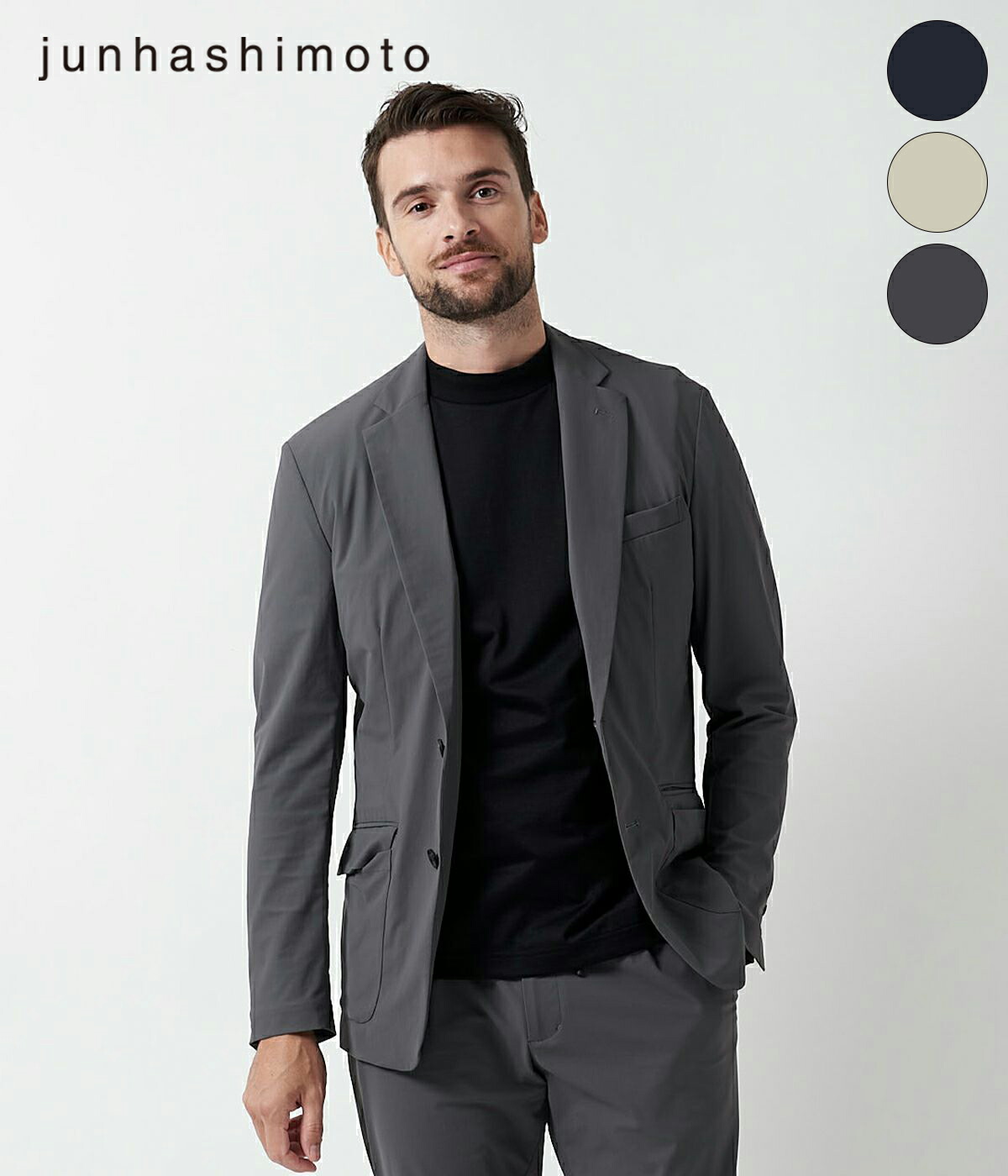【楽天市場】【期間限定セール｜30%OFF】【junhashimoto | ジュンハシモト 】-3℃ TRAVEL JACKET★ トラベルジャケット アウター メンズ グレージュ グレー ...