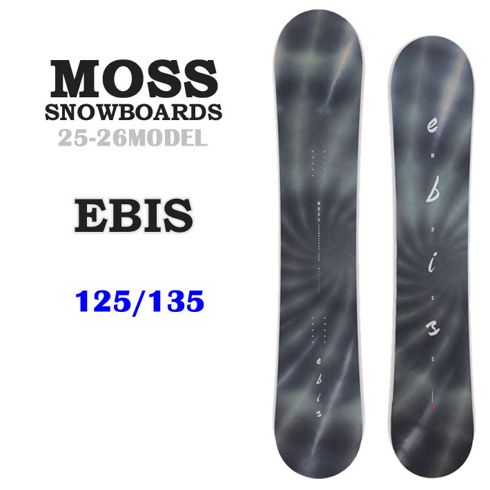 【楽天市場】[予約商品] 25-26 MOSS スノーボード EBIS 125cm 135cm モス エビス オールラウンド スノボ 板 2025 2026 日本正規品：follows