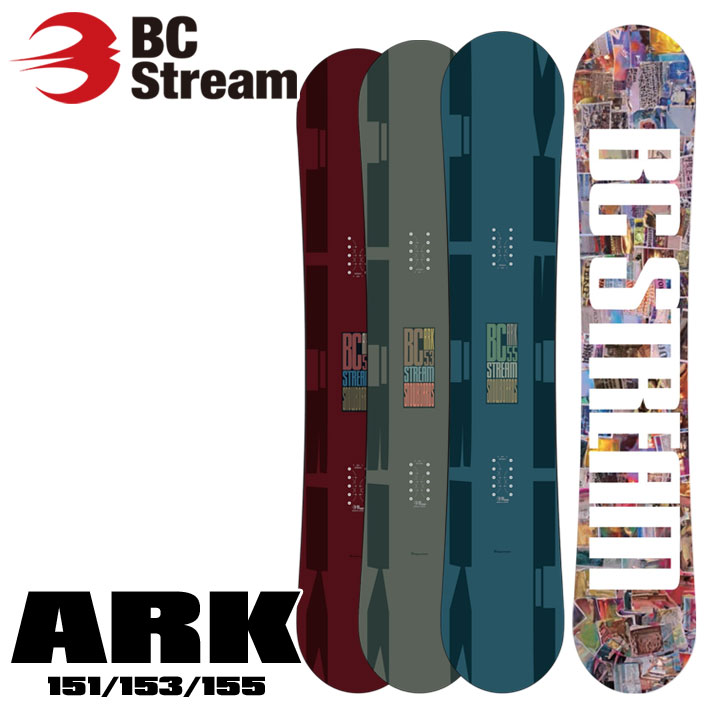 【楽天市場】25-26 BC Stream スノーボード ビーシーストリーム ARK アーク 151cm 153cm 155cm メンズ ...