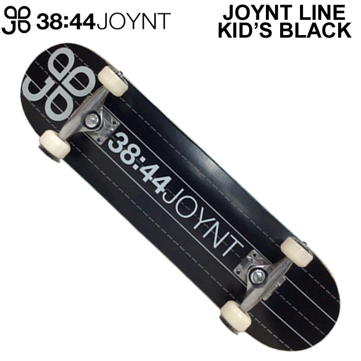 【楽天市場】[在庫限り] JOYNT ジョイント SKATE スケートボード コンプリート JOYNT LINE BLACK KID'S ...