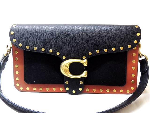 【楽天市場】未使用 コーチ 2WAY バッグ 79338 タビー ウィズ リベット シグネチャー スエード ショルダーバッグ COACH 5F ...