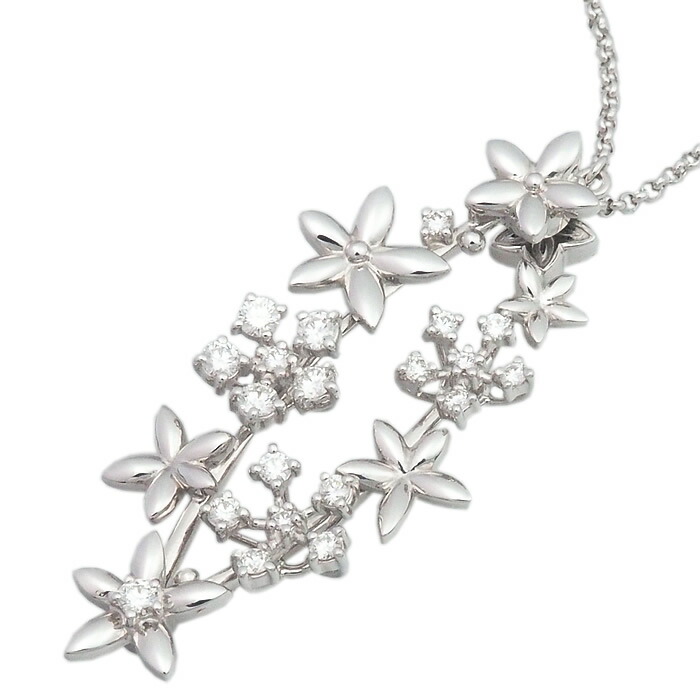 【楽天市場】富士屋 タサキ TASAKI ダイヤモンド/0.43ct K18WG デザイン ネックレス 仕上済【中古】：富士屋質店楽天市場店