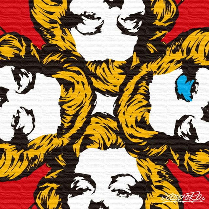 【楽天市場】YOICHIRO YOICHIRO Mサイズ 30cm×30cm アートパネル ファブリックパネル アートボード インテリアパネル ...