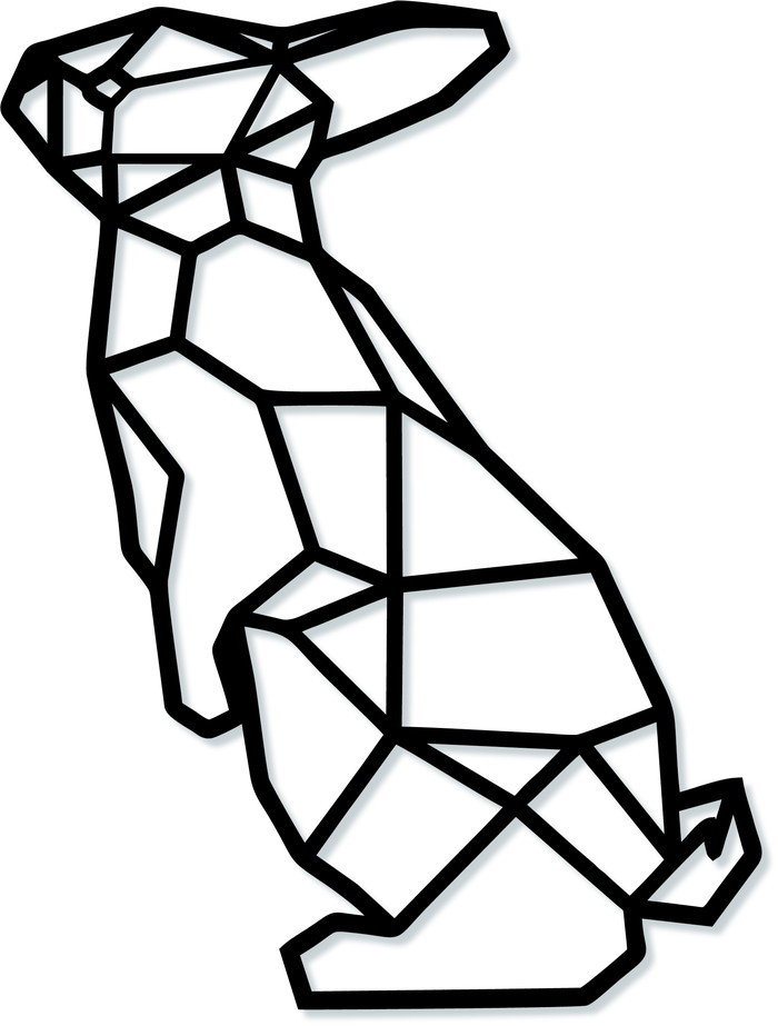 【楽天市場】【スーパーセール対象商品】GEO-ARTシリーズ Rabbit ウサギ GA-1006 サイズ 約W285×H380×D4mm ...