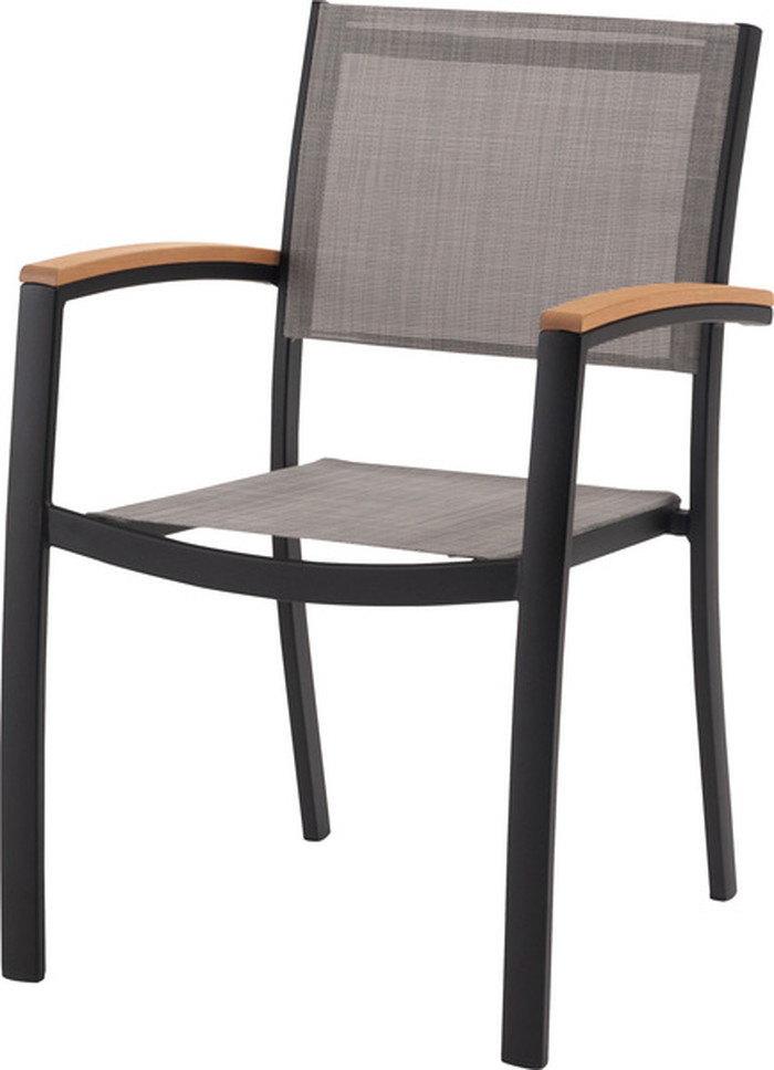 【楽天市場】オリー チェア ブラック グレー W55×D57.5×H85×SH45 azu-ods-71あす楽 当日発送 チェア ガーデンファニチャー エクステリア ガーデンファニチャー ...