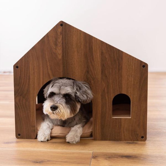 【楽天市場】ペットハウス ブラウン ナチュラル W50×D40×H45 azu-pet-122あす楽 当日発送 ハウス 犬小屋 犬小屋 ケージ ...