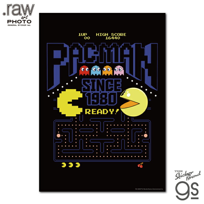 【楽天市場】PAC-MAN フォトアートポスター SINCE1980 パックマン ゲーム game レトロ コレクション ライセンス商品 ...