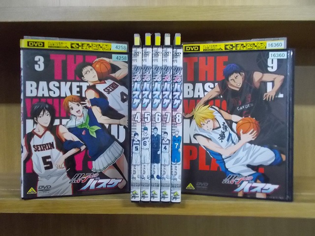 【楽天市場】【中古】 DVD 黒子のバスケ 3～9巻(1、2巻欠品) 計7本set ※ケース無し発送 レンタル落ち ZY4095：ギフトグッズ ...