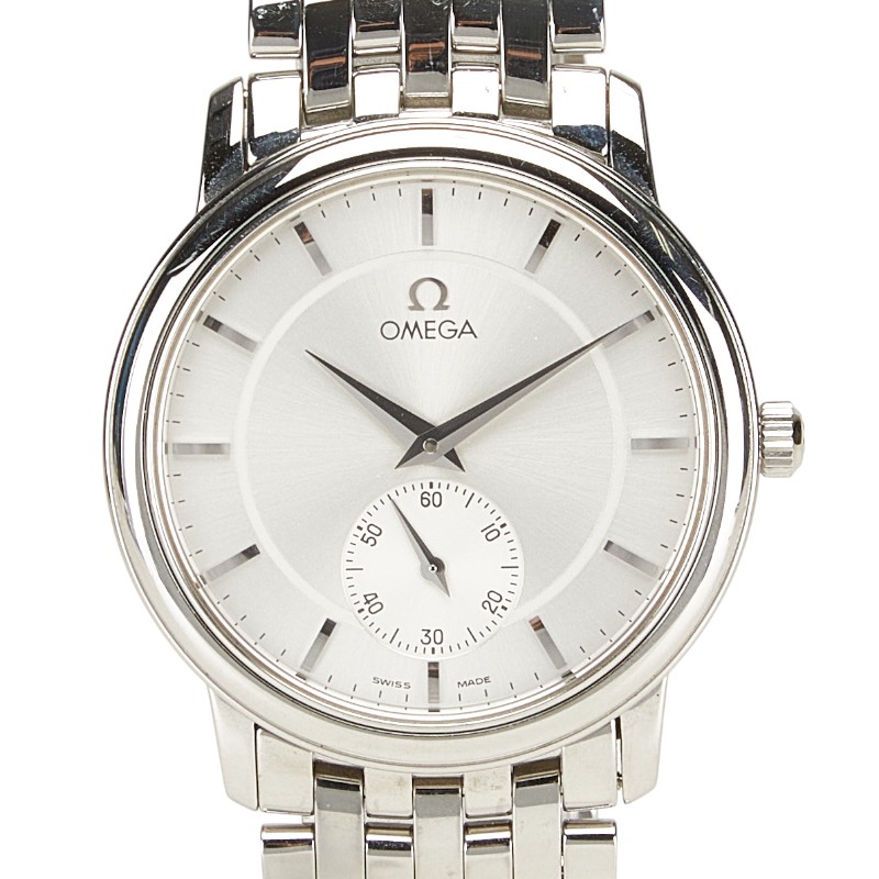 【楽天市場】オメガ デビル プレステージ 腕時計 4520.31 手巻き シルバー文字盤 ステンレススチール メンズ OMEGA 【中古 ...