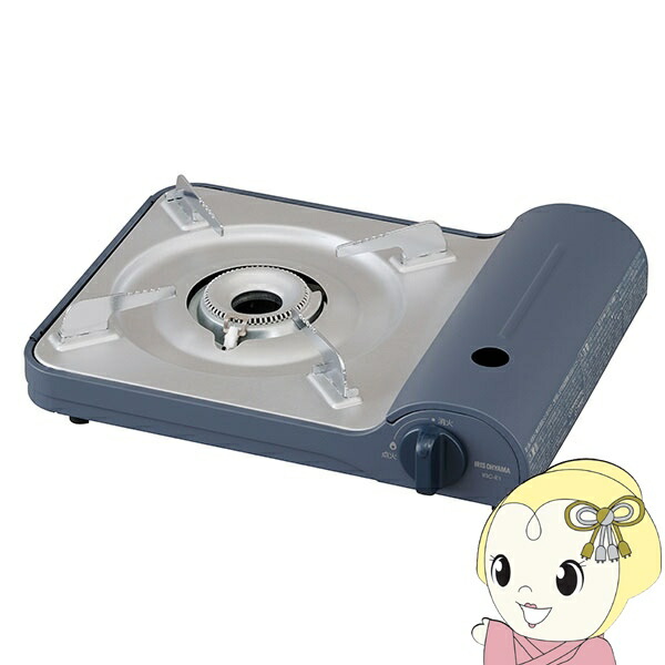 【楽天市場】アイリスオーヤマ カセットコンロスリム IGC-E1-A アッシュネイビー【KK9N0D18P】：ぎおん楽天市場店