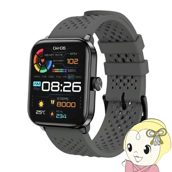【楽天市場】【2/5は期間限定ｸｰﾎﾟﾝ発行】【国内正規品】 タスク SMART R 腕時計 スマートウォッチ F-19 グレー ...