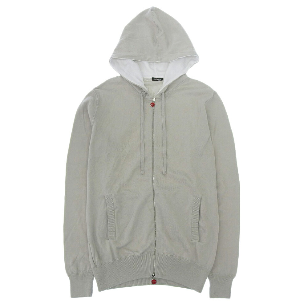 【楽天市場】楽天スーパーセール！【中古】超美品 タグ付 キートン KITON 超美品 現行タグ コットンフロントジップ パーカー 46 XS ...